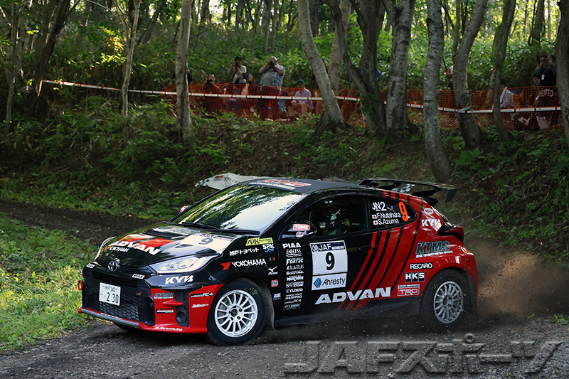 今季初のグラベルラウンドではトヨタ・GRヤリス JP4-ラリー2が全日本初優勝 | JAFモータースポーツ