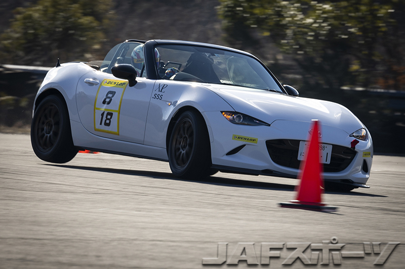 関東ジムカーナ最多台数参戦のPN3クラスは山本哲也ロードスターRFがBRZ勢を抑えジャイアントキリング | JAFモータースポーツ