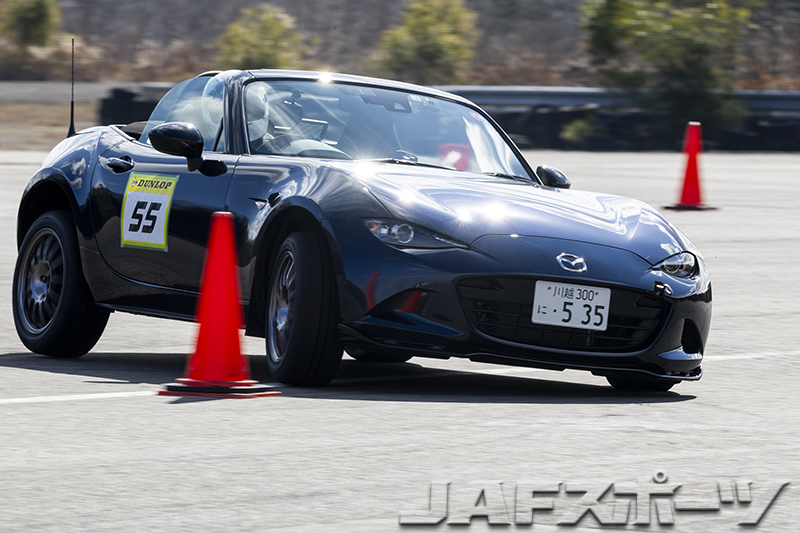 関東ジムカーナ最多台数参戦のPN3クラスは山本哲也ロードスターRFがBRZ勢を抑えジャイアントキリング | JAFモータースポーツ