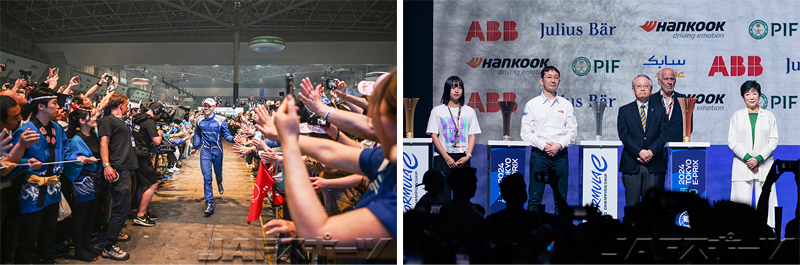 FIAフォーミュラE世界選手権第5戦・東京E-Prix、日産フォーミュラEチームのオリバー・ローランド選手を最終周で退けた、マキシミリアン・ギュンター選手が優勝！ | JAFモータースポーツ